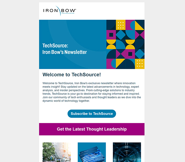 Iron Bow Technologies | Subscribe